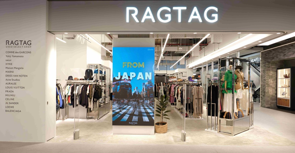 เเร็กแท็ก (RAGTAG) ช็อปสินค้าแฟชั่นลักชัวรี่มือสองจากญี่ปุ่นเปิดตัวสาขา ...