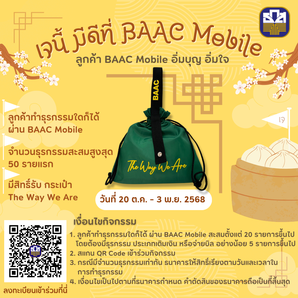 ธ.ก.ส. จัดแคมเปญ “เจนี้ มีดีที่ BAAC Mobile” – Sabaidee Thailand